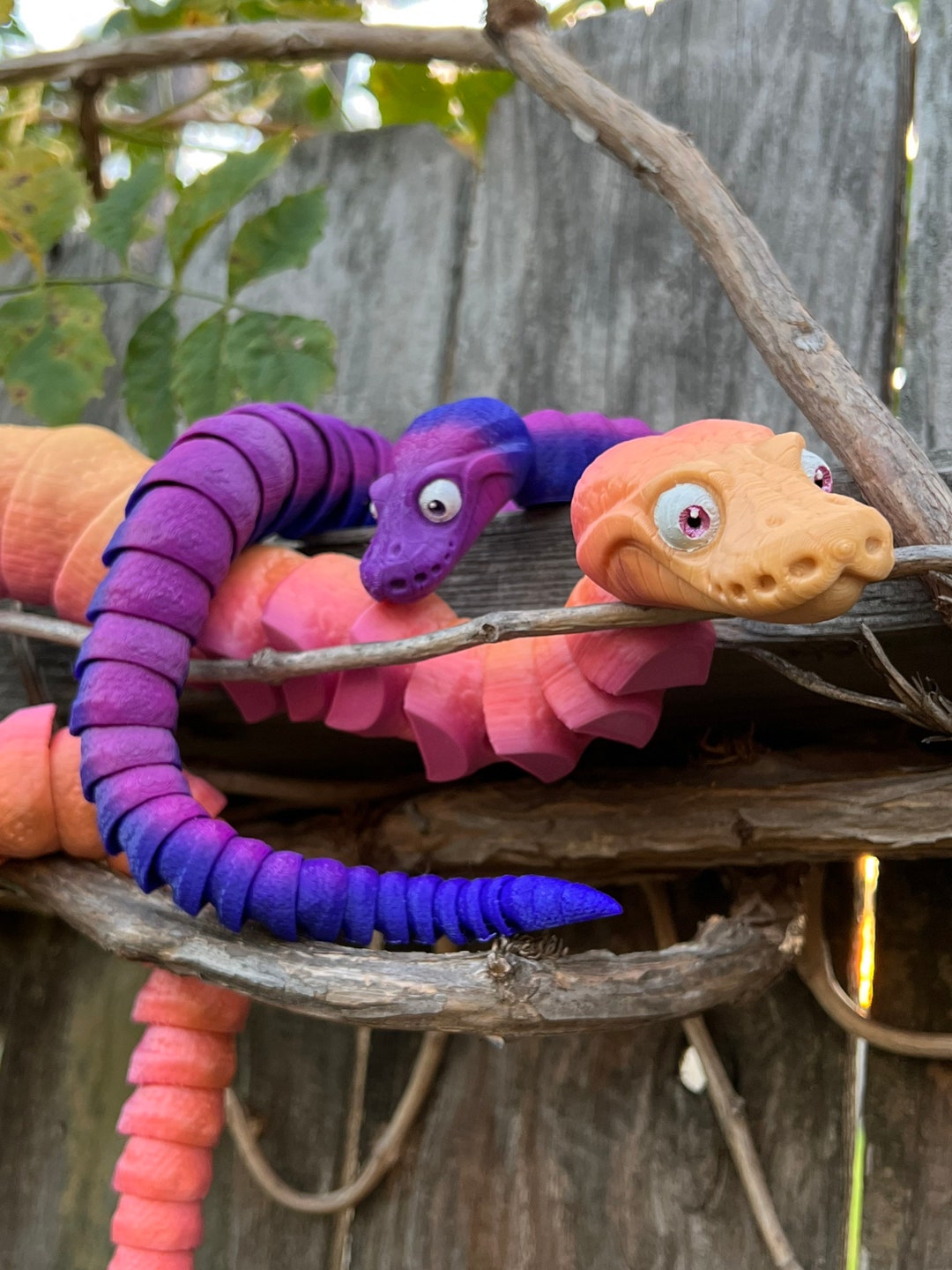Ball Python Fidget - Articulated Snake Toy, Made to Order - Etsy