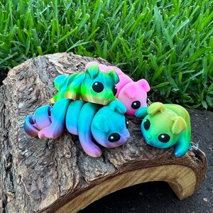 Baby Puppy Fidget made to Order Cute Articulated Dog Sensory Toy - Etsy