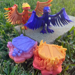 Flexi Phoenix Fidget (made to Order) Articulated Phoenix Toy - Etsy