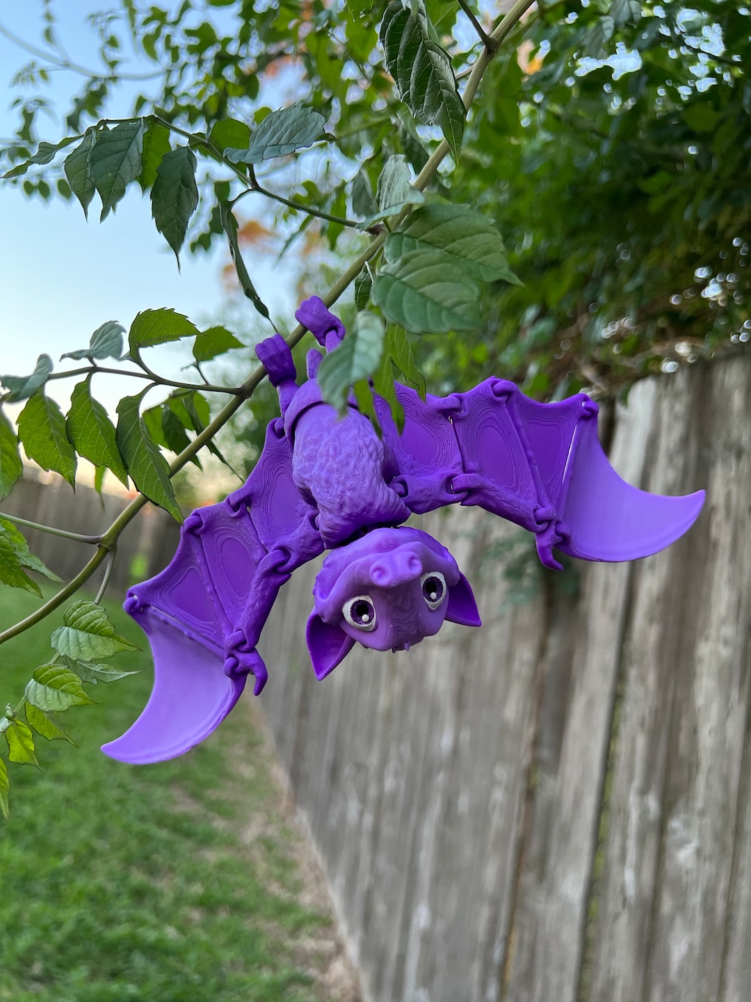 Fruit Bat Articulated Fidget (made to Order) Sensory Bat Matmire Makes ...