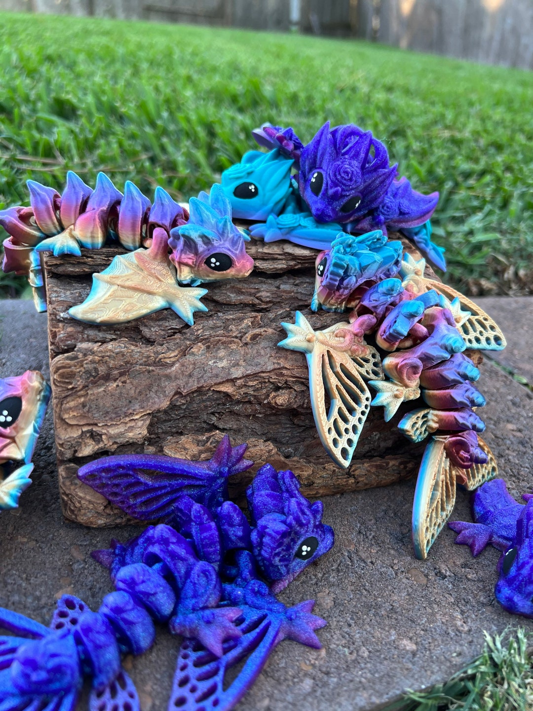 Wyvern Articulated Dragon Fidget (made to Order) Baby Dragon Wyvern - Etsy