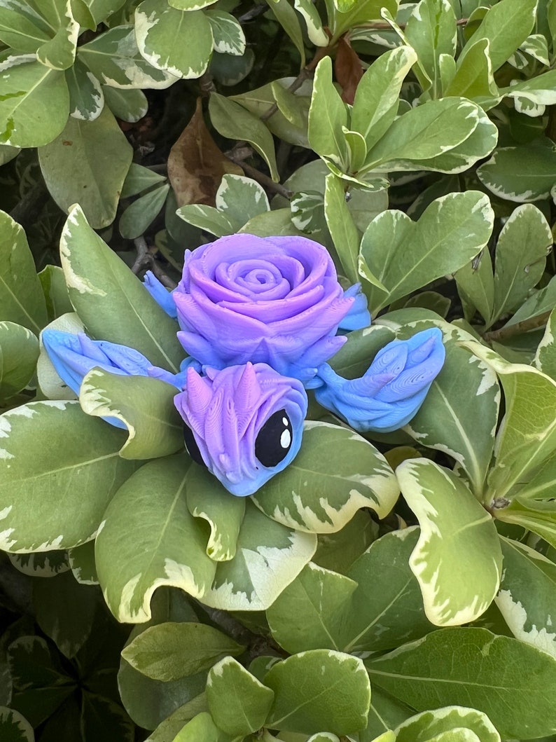 Roseurtle Rose Turtle Fidget made to Order Cute Flower - Etsy