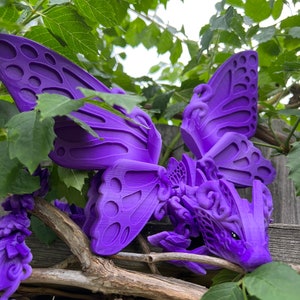 Butterfly Winged Dragon made to Order Articulated Flying Butterfly ...