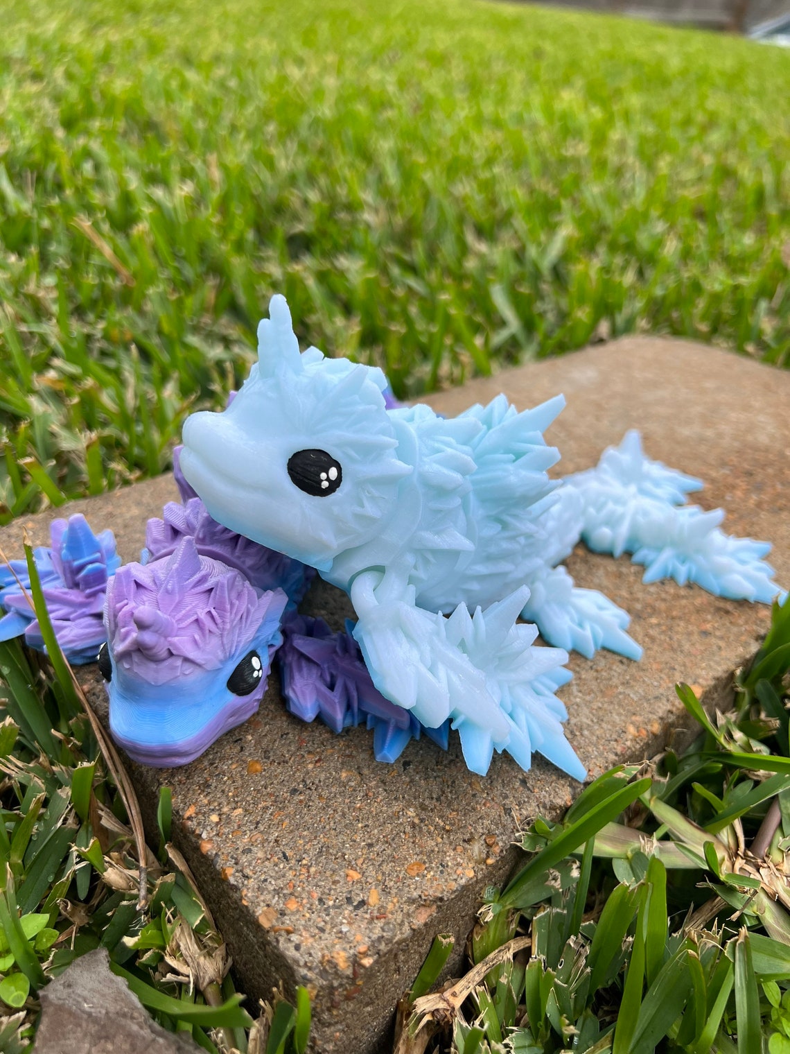 Frostphin Articulated Snowflake Dolphin: 3D Printed Fidget Toy - Etsy