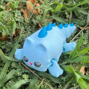 Kittysaurus Fidget Toy: Articulated Cat Dinosaur, Sensory Toy - Etsy