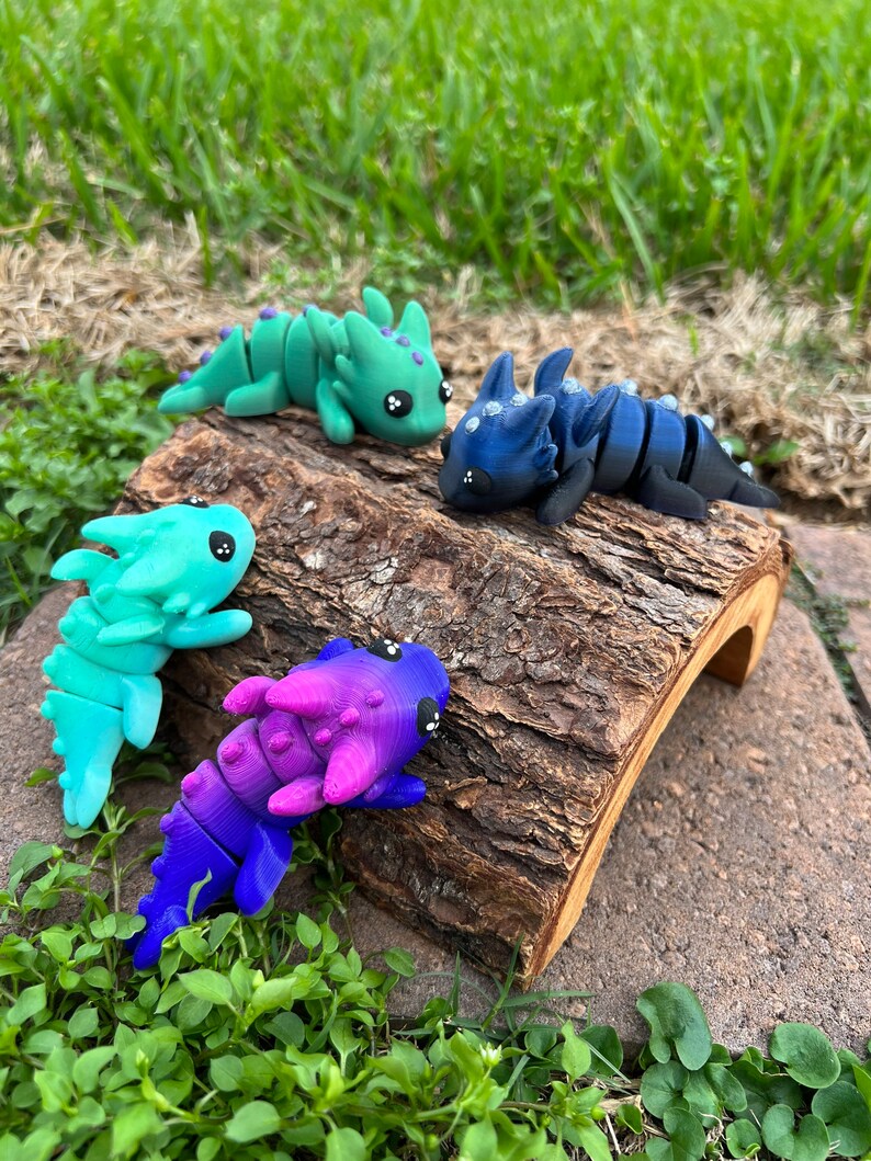 Baby Dragon Fidget - Articulated Sensory Toy, Made to Order - Etsy