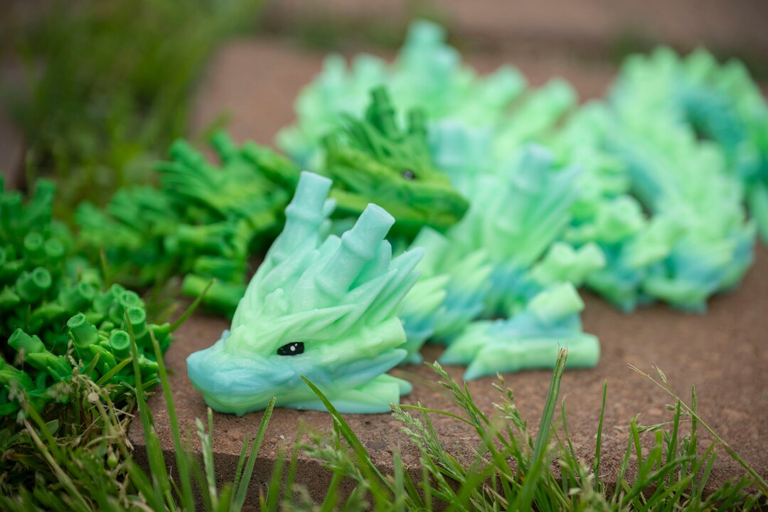 Bamboo Dragon made to Order Articulated Dragon Fidget - Etsy