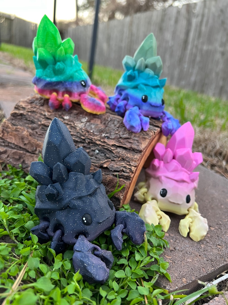 Crystal Crab Fidget made to Order Articulated Crab Fidget - Etsy