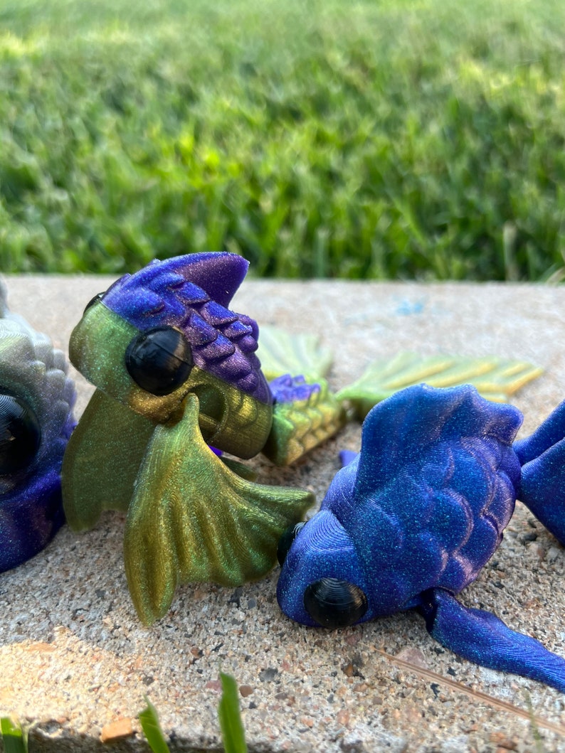 Flexi Fish Fidget made to Order Articulated Fish Sensory Toy - Etsy