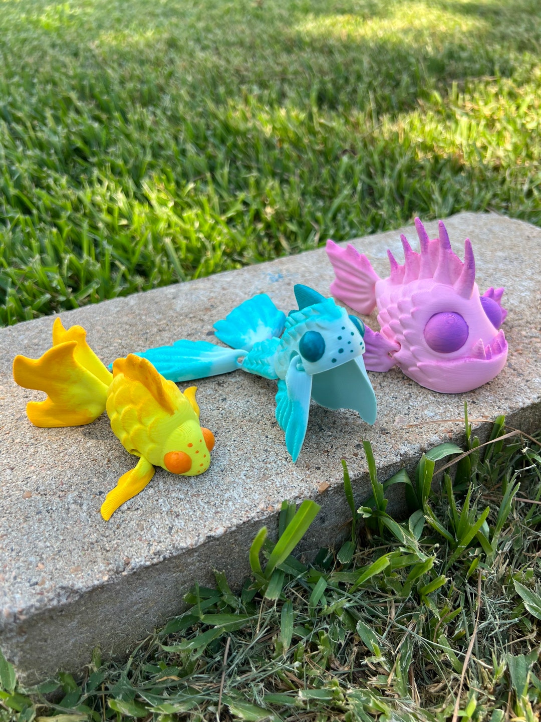 Flexi Fish Fidget (made to Order) Articulated Fish Sensory Toy ...
