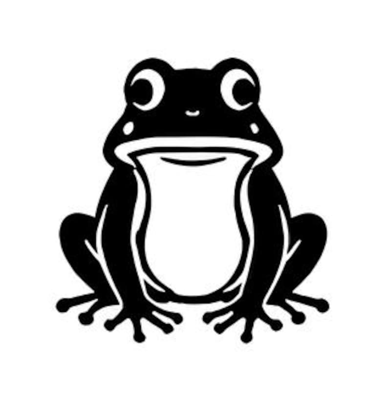 Frog SVG Icons Bundle – 25 Distinct Amphibian Outline Graphics, Bold ...