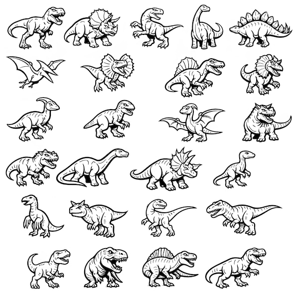 Dinosaur Svg - Etsy UK