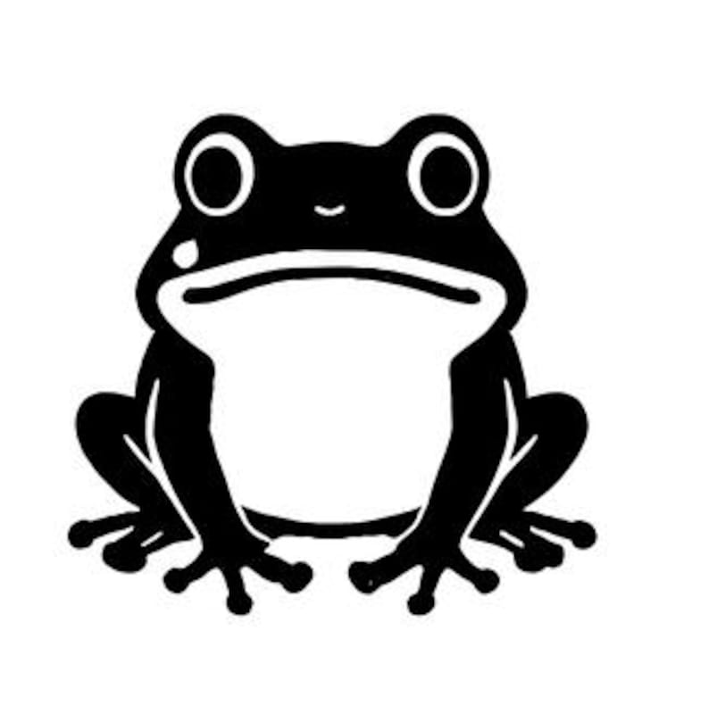 Frog SVG Icons Bundle – 25 Distinct Amphibian Outline Graphics, Bold ...