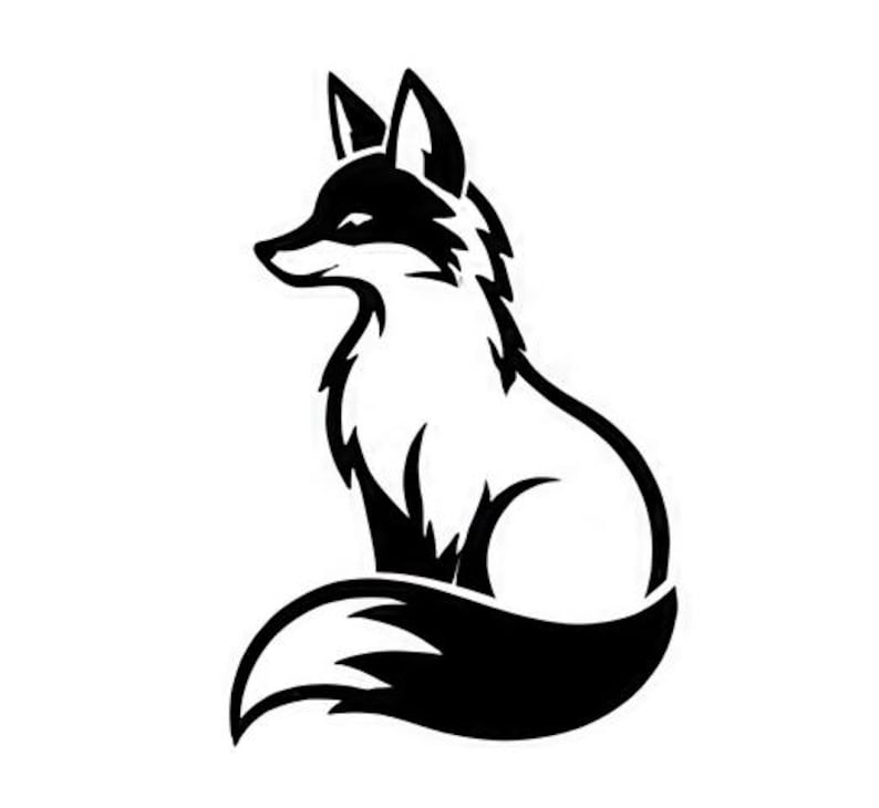 Fox SVG Clipart Bundle – 25 Distinct Black Outline Woodland Animal ...