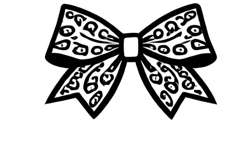 Cheer Bow SVG Bundle - 25 Distinct Ribbon Icons, Bold Outline Art ...