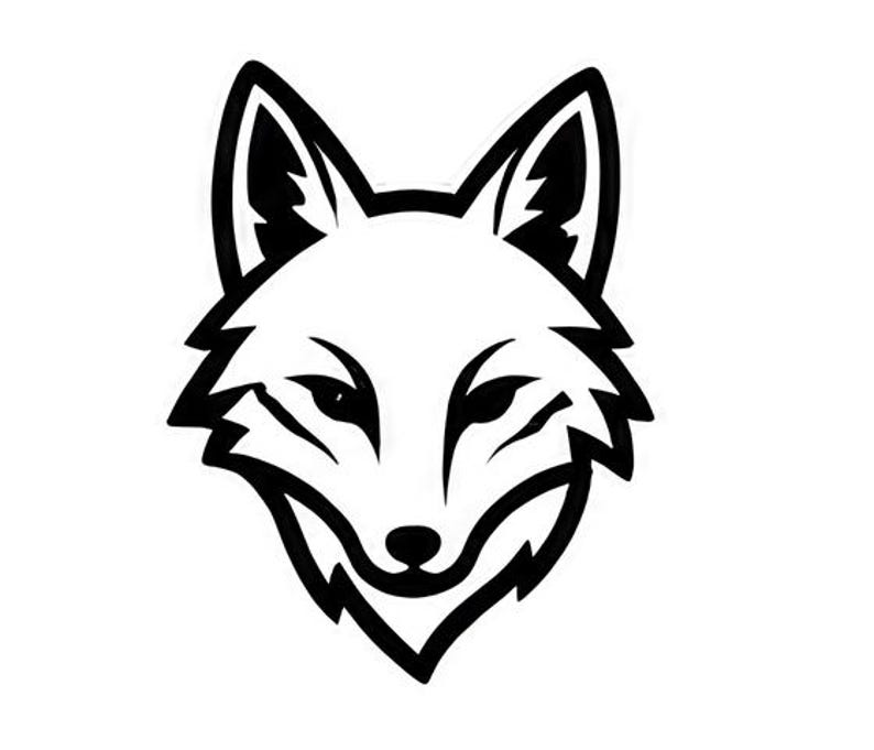 Fox SVG Clipart Bundle – 25 Distinct Black Outline Woodland Animal ...