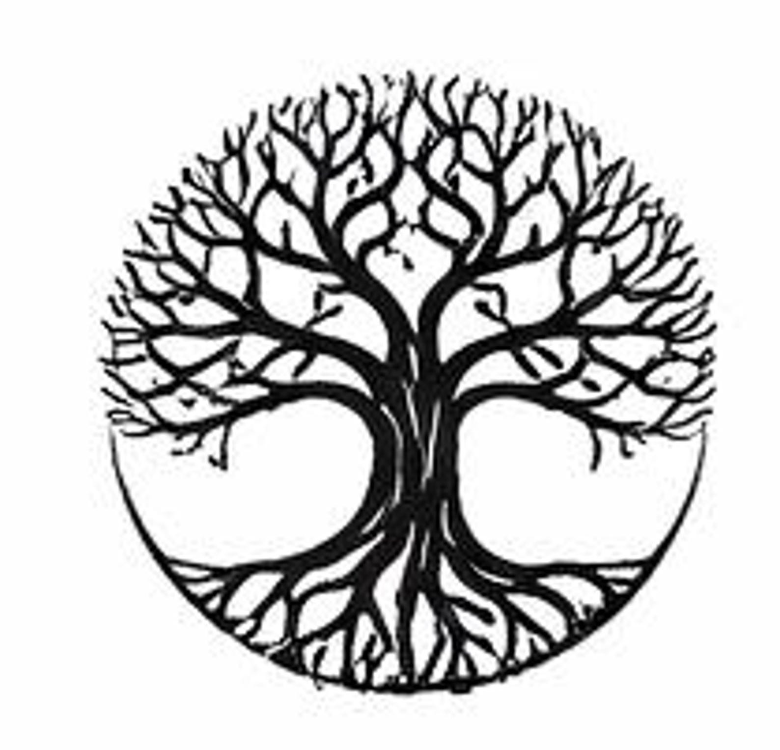 25 Unique Tree of Life Icons Svg Bundle Set | Black Line Art Symbols ...