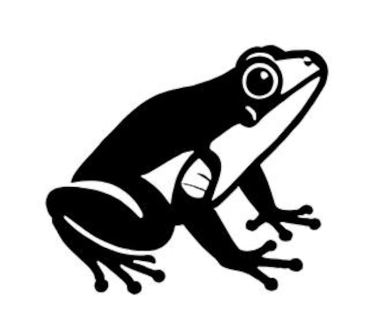Frog SVG Icons Bundle – 25 Distinct Amphibian Outline Graphics, Bold ...