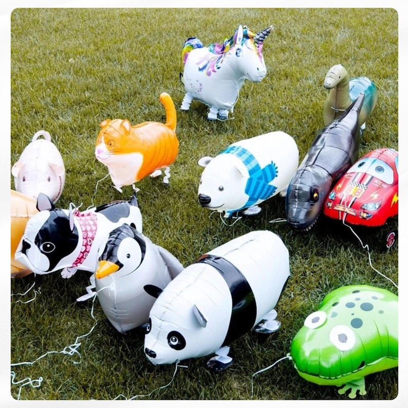 Hedgehog Walking Balloon Animal 60cm, Helium Airwalker Kids Birthday ...