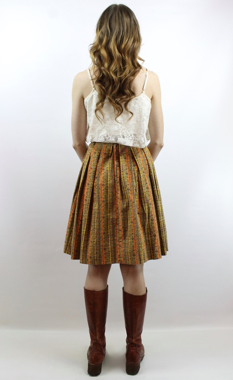 High Waisted Skirt 1970s Skirt 70s Skirt Hippie Skirt Floral - Etsy