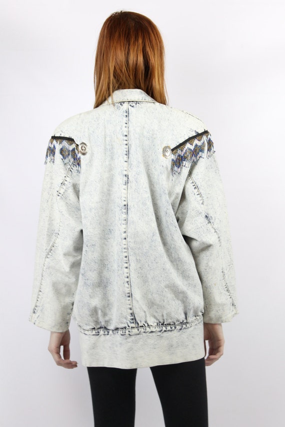 Acid Wash Jacket 1980s Jacket 80s Jacket 80s Denim Ja… - Gem