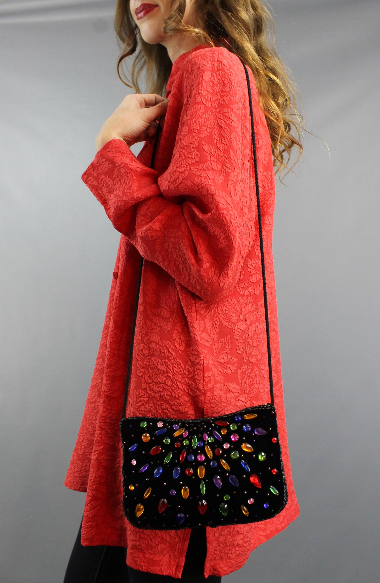 Rainbow Purse Rainbow Handbag Jeweled Purse Jeweled Handbag | Etsy