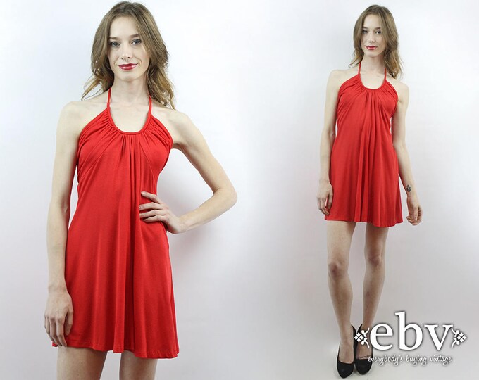 Red Party Dress 70s Party Dress 1970s Dress 70s Dress Red - Etsy