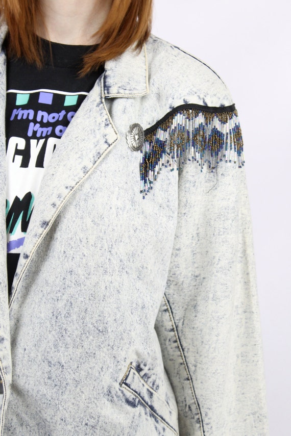 Acid Wash Jacket 1980s Jacket 80s Jacket 80s Denim Ja… - Gem