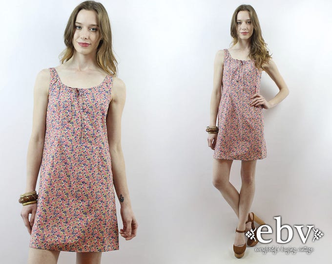 90s Mini Dress Floral Mini Dress 90s Floral Dress Summer Dress J Crew ...