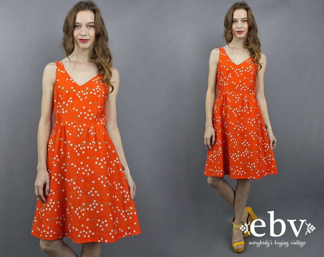 Malia Dress Novelty Print Dress Frogs Dress Frog Dress Vintage Sundress ...