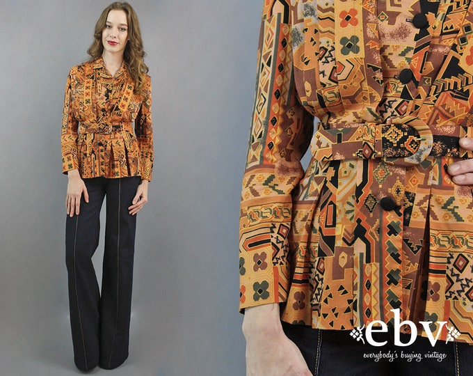 Southwestern Blazer Fitted Blazer Indian Top Indian Blazer - Etsy