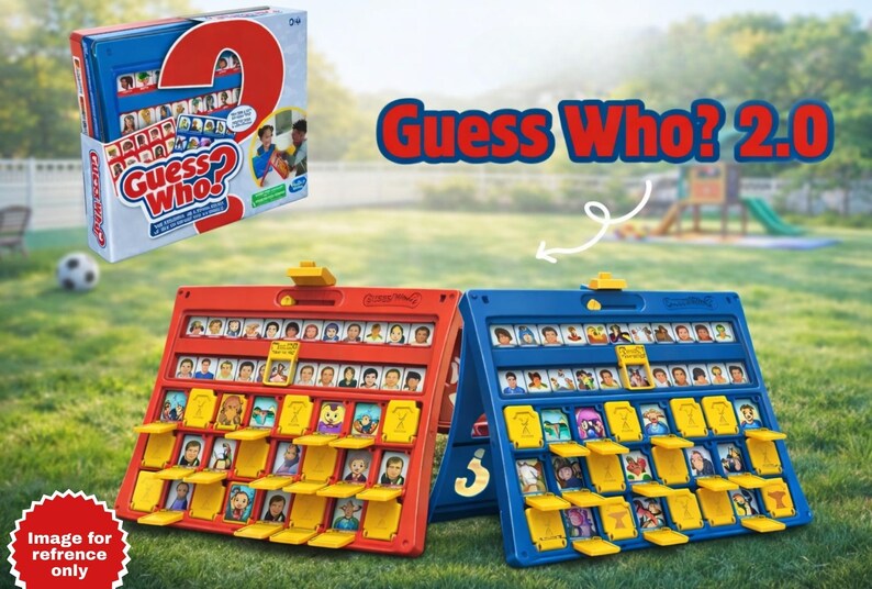 Guess Who Template | Custom Guess Who 2.0 | Canva Template | Guess Who ...