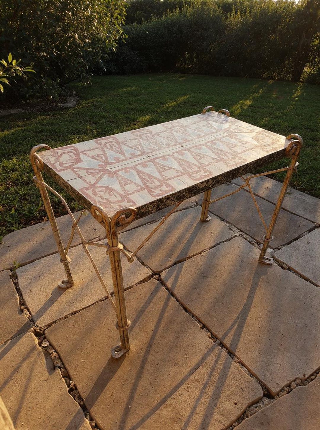 Mid-century Style Console Table | Antique Mid-century Console Table - Etsy