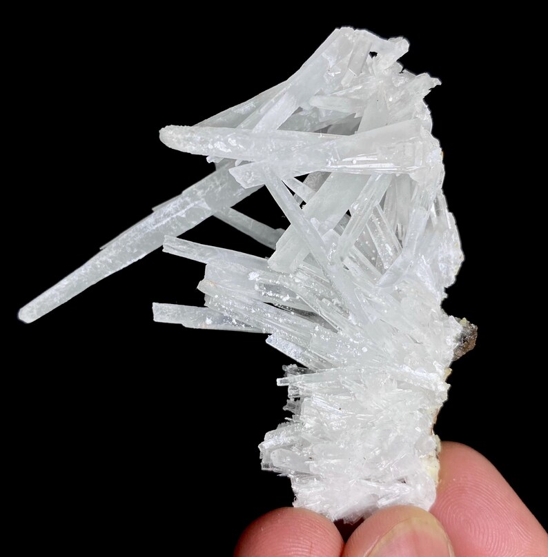 New Find! Unique Extremely Rare Piece Natural CERUSSITE Crystals ...