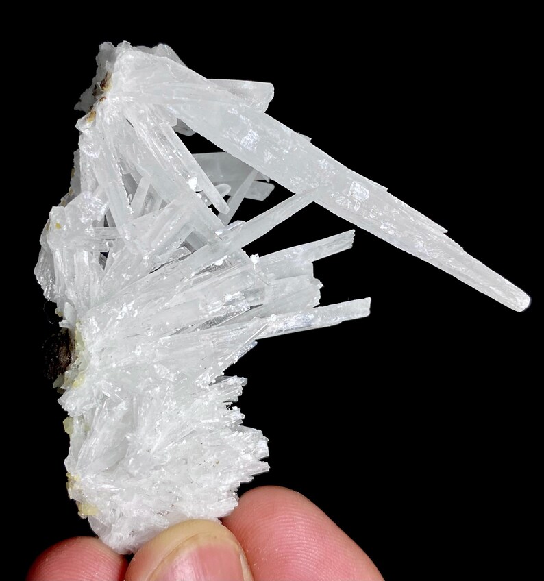 New Find! Unique Extremely Rare Piece Natural CERUSSITE Crystals ...