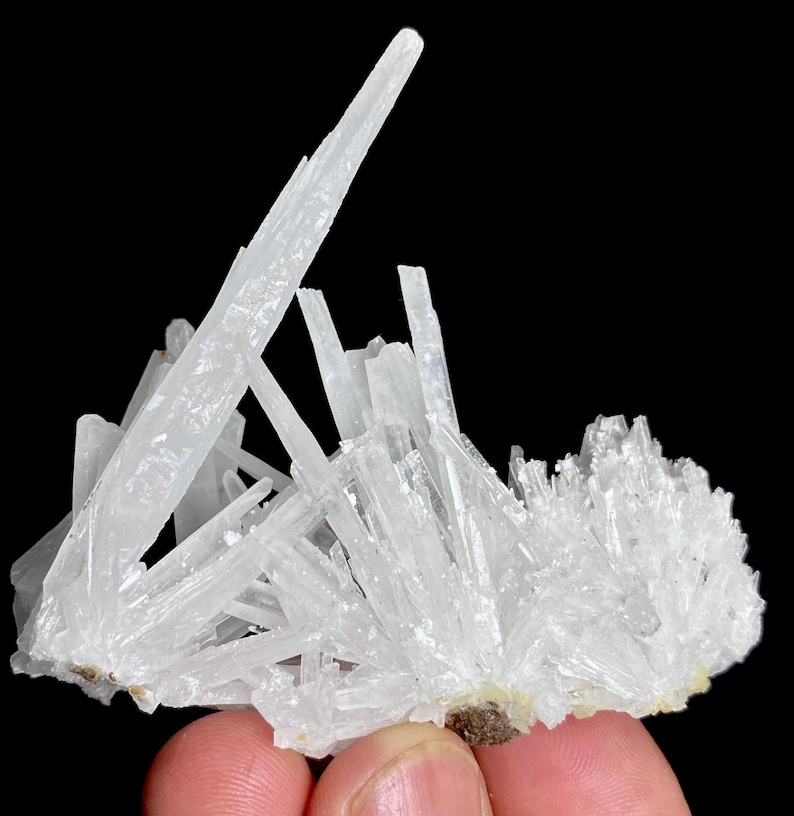 New Find! Unique Extremely Rare Piece Natural CERUSSITE Crystals ...
