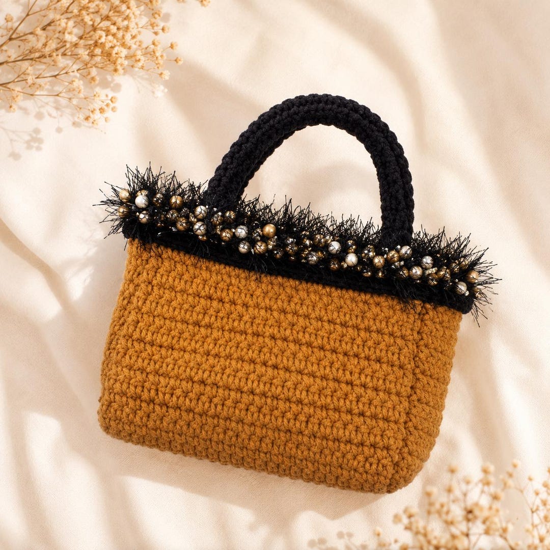 Easy Crochet Tote Bag Pattern PDF, Beginner Purse Tutorial, Market Bag ...