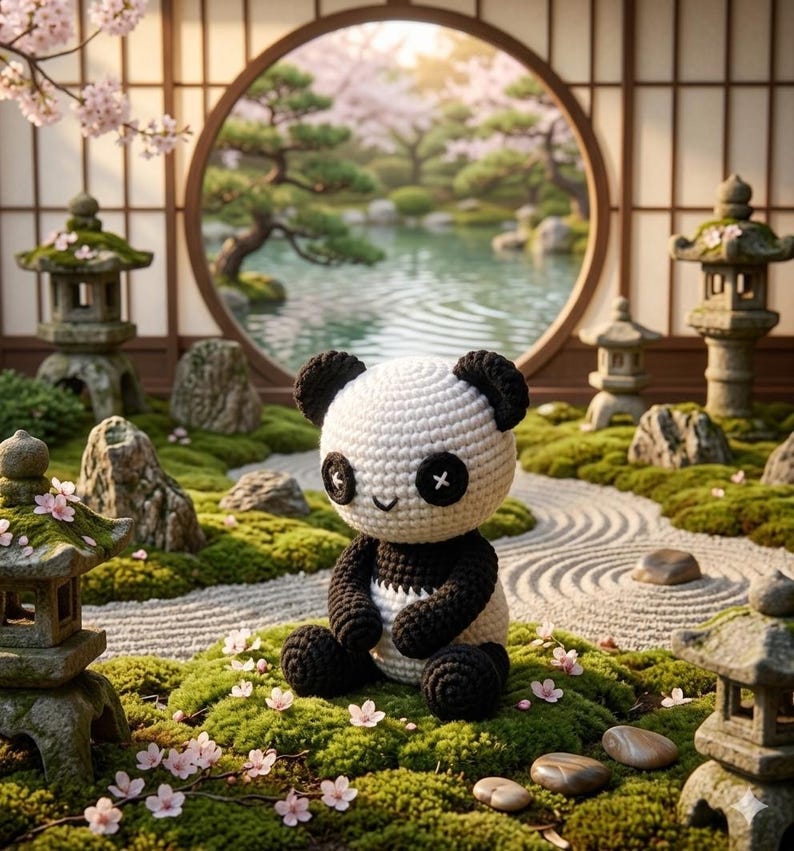 Crochet Panda Amigurumi Pattern PDF | Panda Plush Toy Tutorial | Easy ...