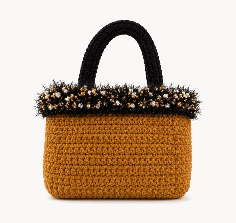 Easy Crochet Tote Bag Pattern PDF, Beginner Purse Tutorial, Market Bag ...