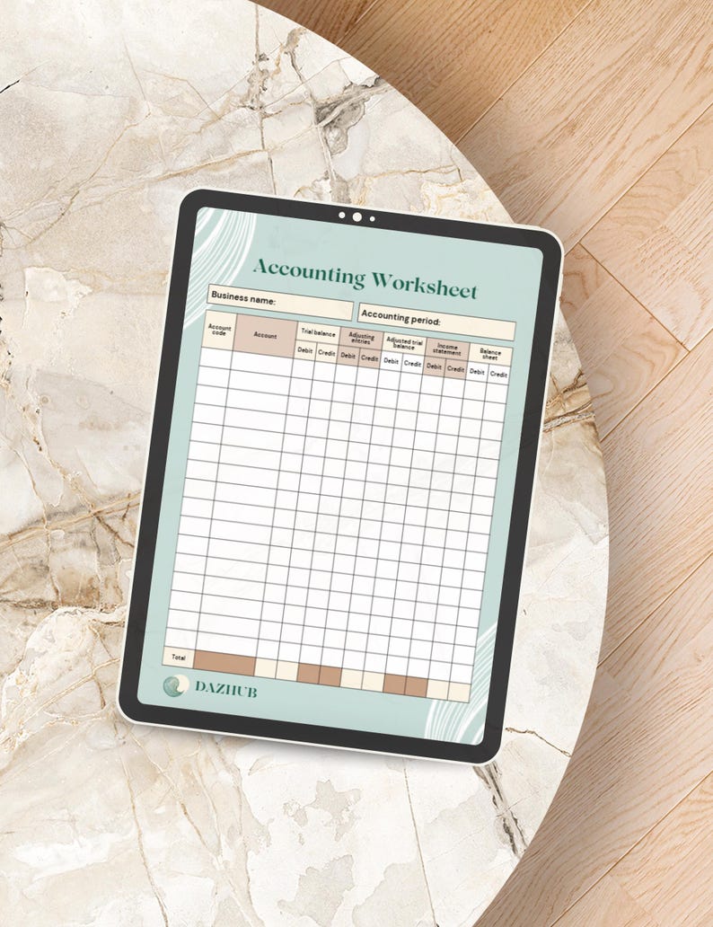 Printable Accounting Ledger Sheets: Small Business General Ledger ...