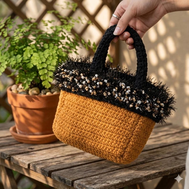 Easy Crochet Tote Bag Pattern PDF, Beginner Purse Tutorial, Market Bag ...