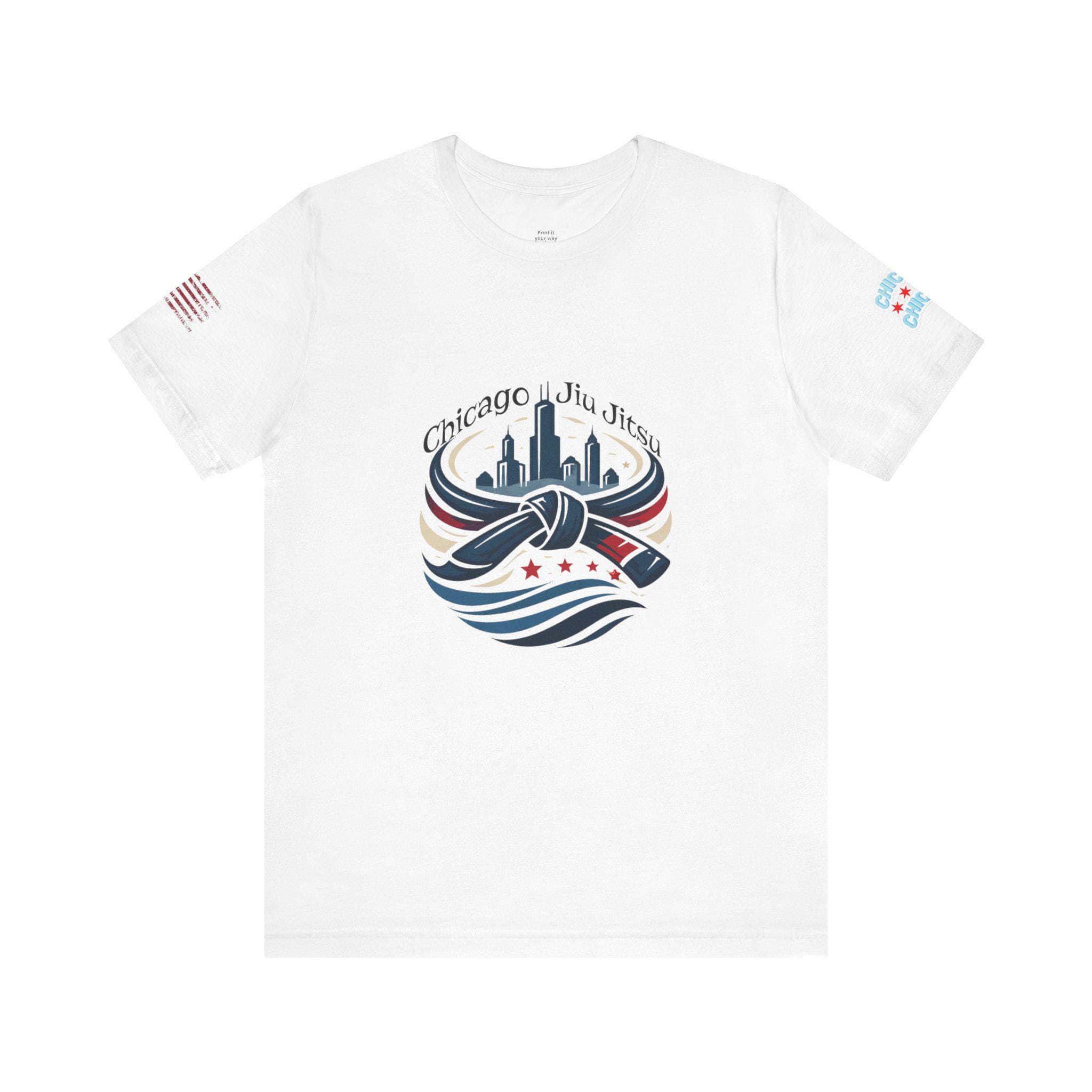 Chicago Jiu-jitsu Skyline Knot T-shirt | Martial Arts Chicago BJJ. Ji ...