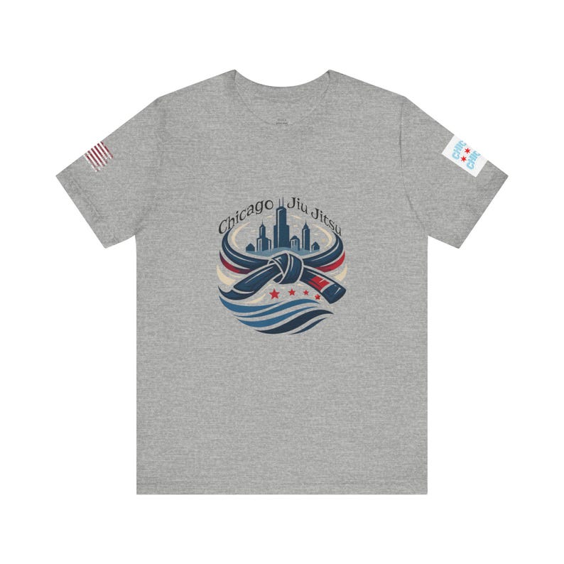 Chicago Jiu-jitsu Skyline Knot T-shirt | Martial Arts Chicago BJJ. Ji ...