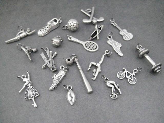 SPORT Personalized Key Chain / Bag Tag Sport Charm 4 inch | Etsy