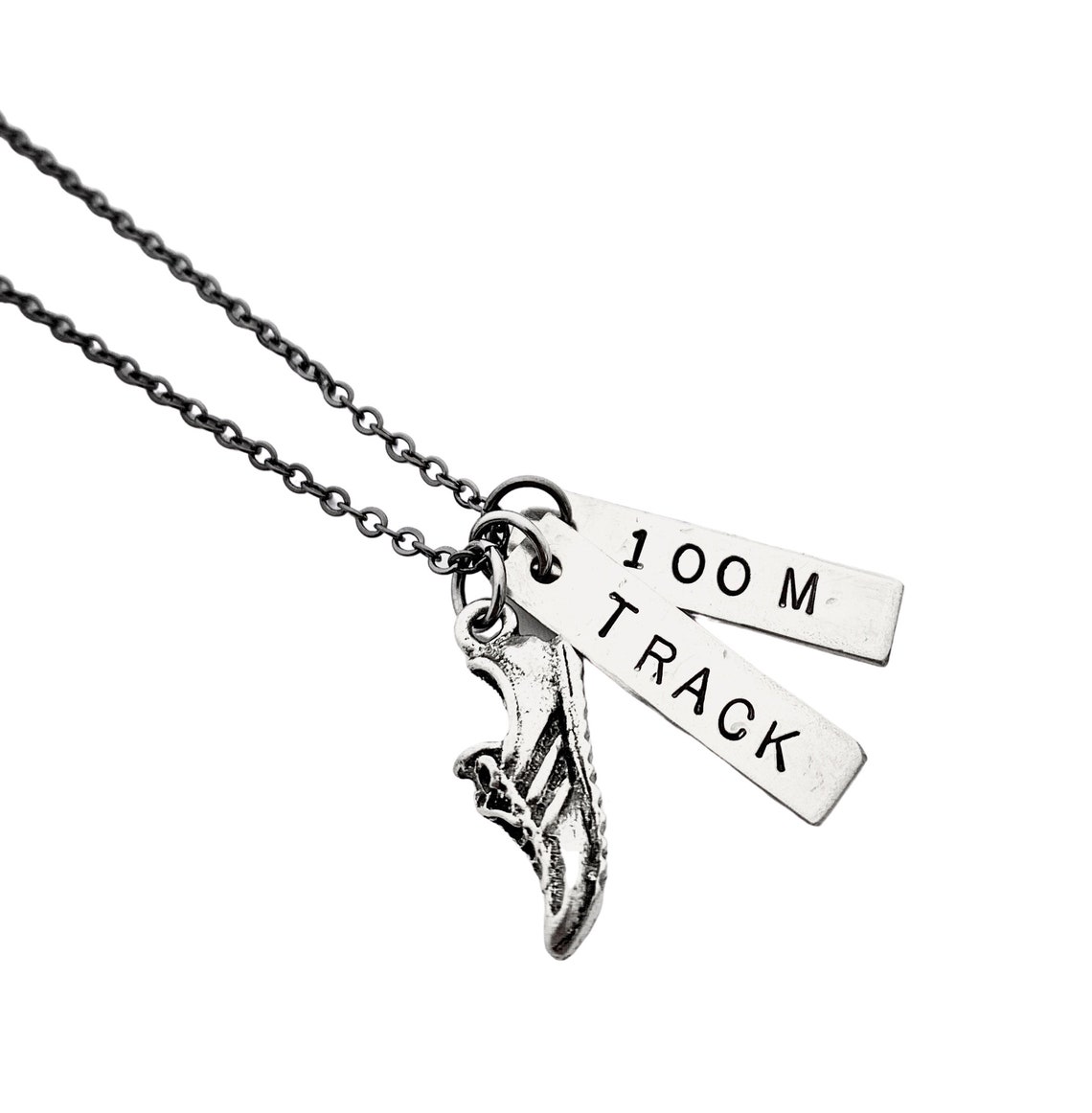 RUN TRACK 100 METER Necklace Track Running Necklace on - Etsy