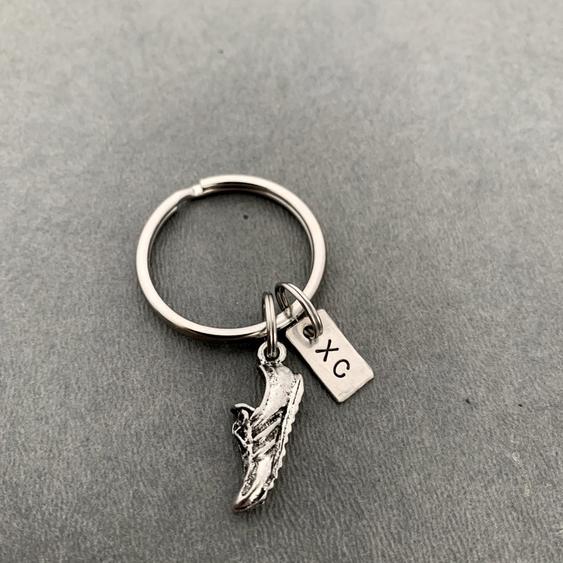 XC Run XC Cross Country Key Chain Ball Chain or Key Ring | Etsy