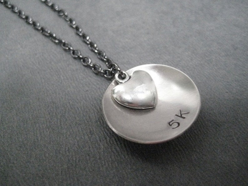 LOVE Heart Distance Choose TO RUN 5k 10k 13.1 or 26.2 | Etsy