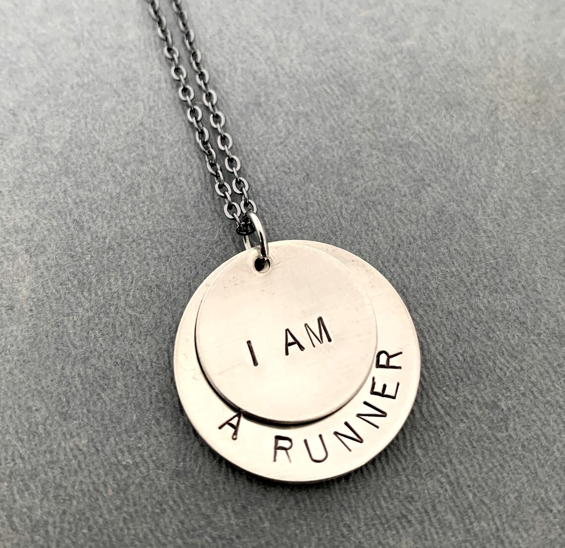 I AM a RUNNER Necklace Running Jewelry Running Necklace on | Etsy