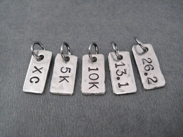 RUN RUNNER RUN Necklace Running Necklace on Gunmetal chain | Etsy