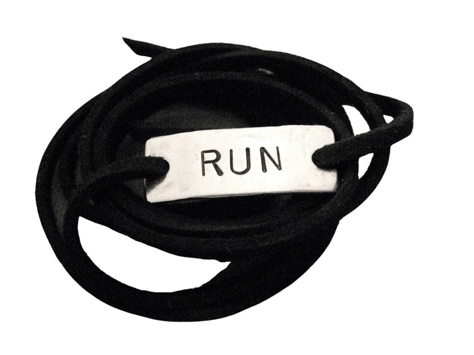 RUN Wrap Bracelet - Running Jewelry - Unisex Running Gift - Nickel ...